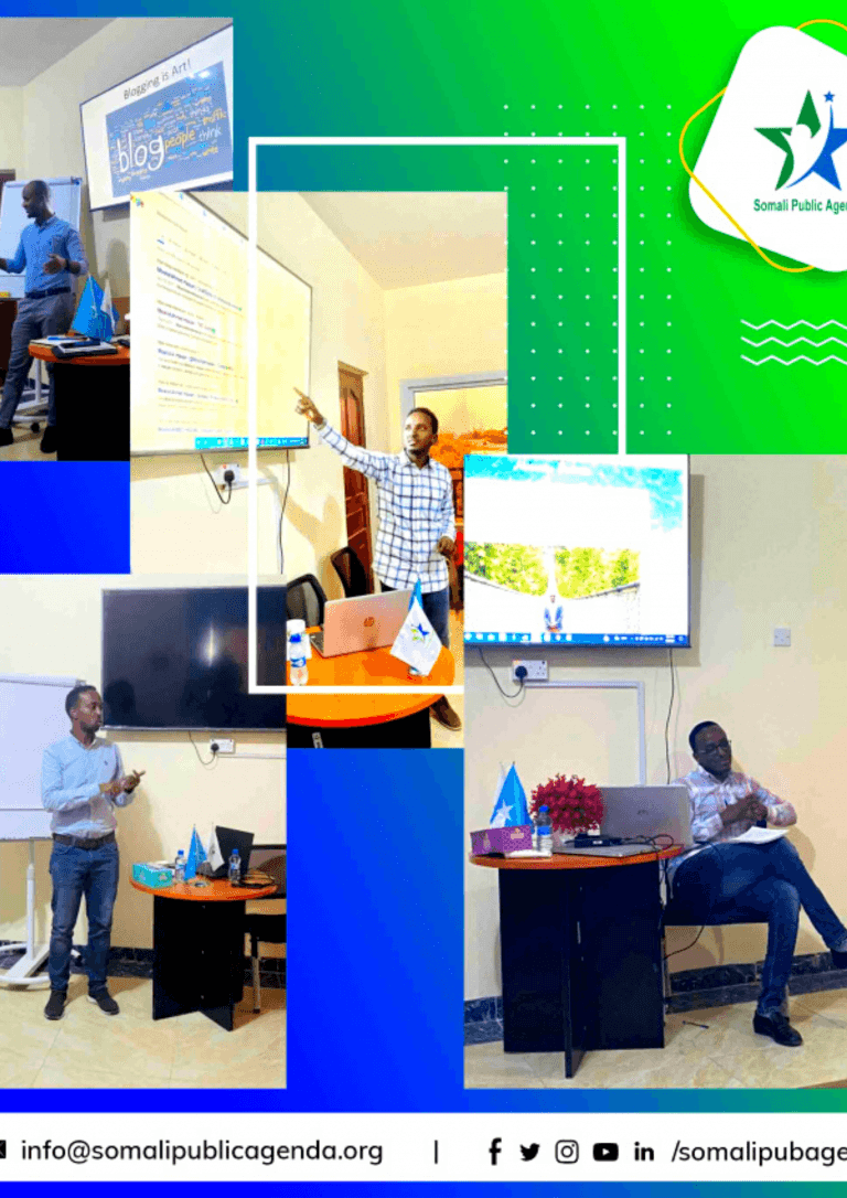 Blog Writing Training for Somali Youth - SPA